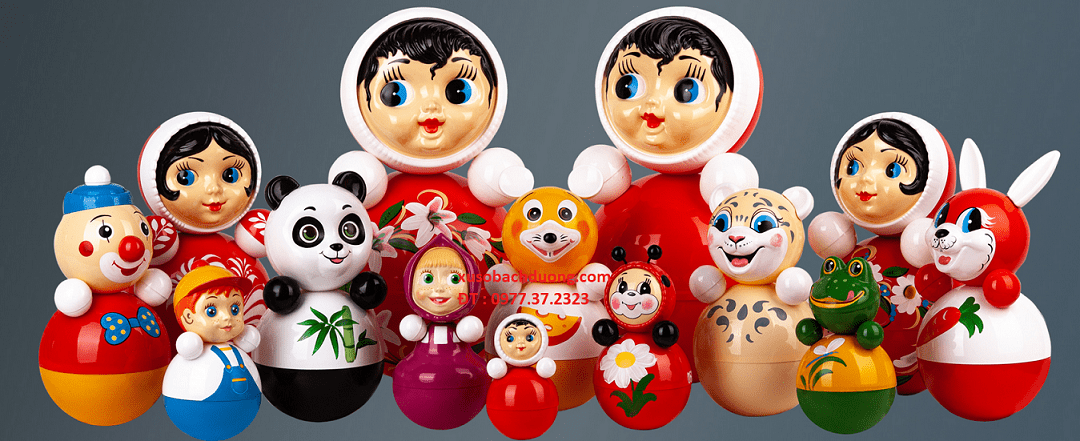 Cửa hàng chuyên bán Lật Đật Nhựa Bé Gái Nga - Hàng Chính Hãng